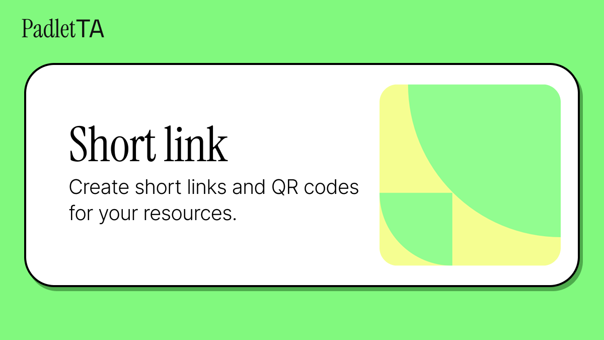 Short link by Padlet TA
