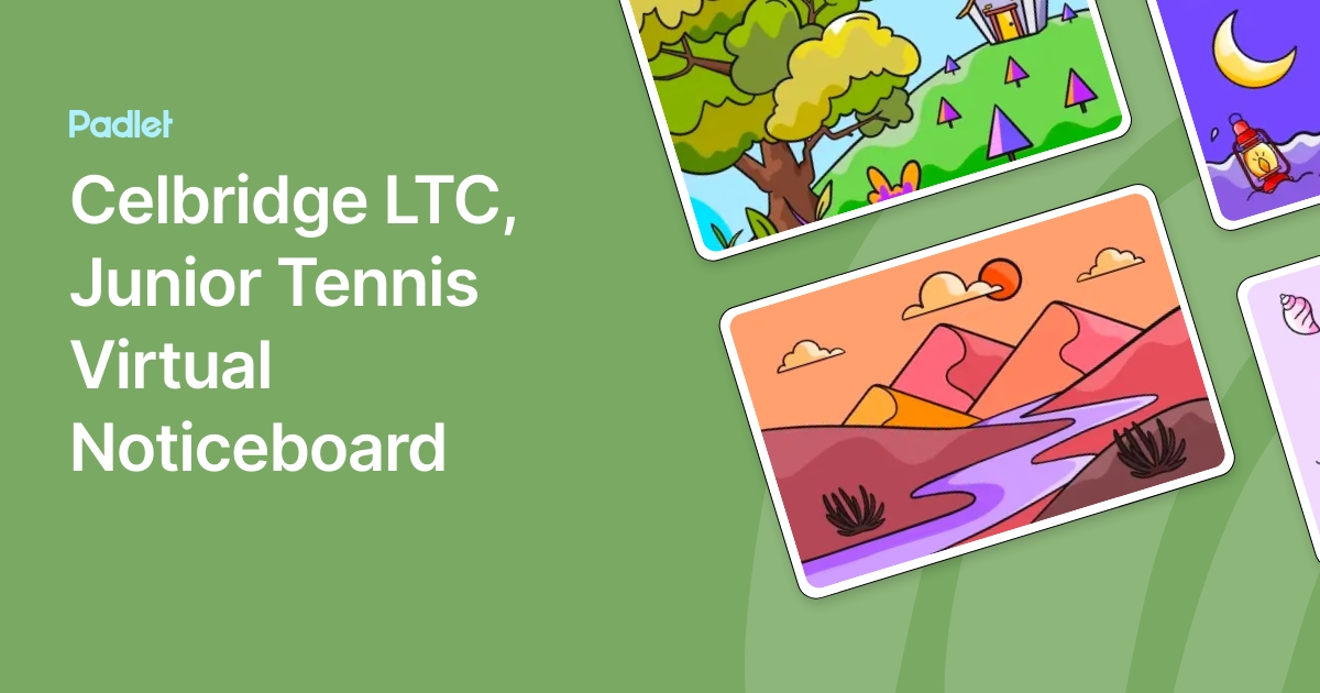 Celbridge LTC, Junior Tennis Virtual Noticeboard