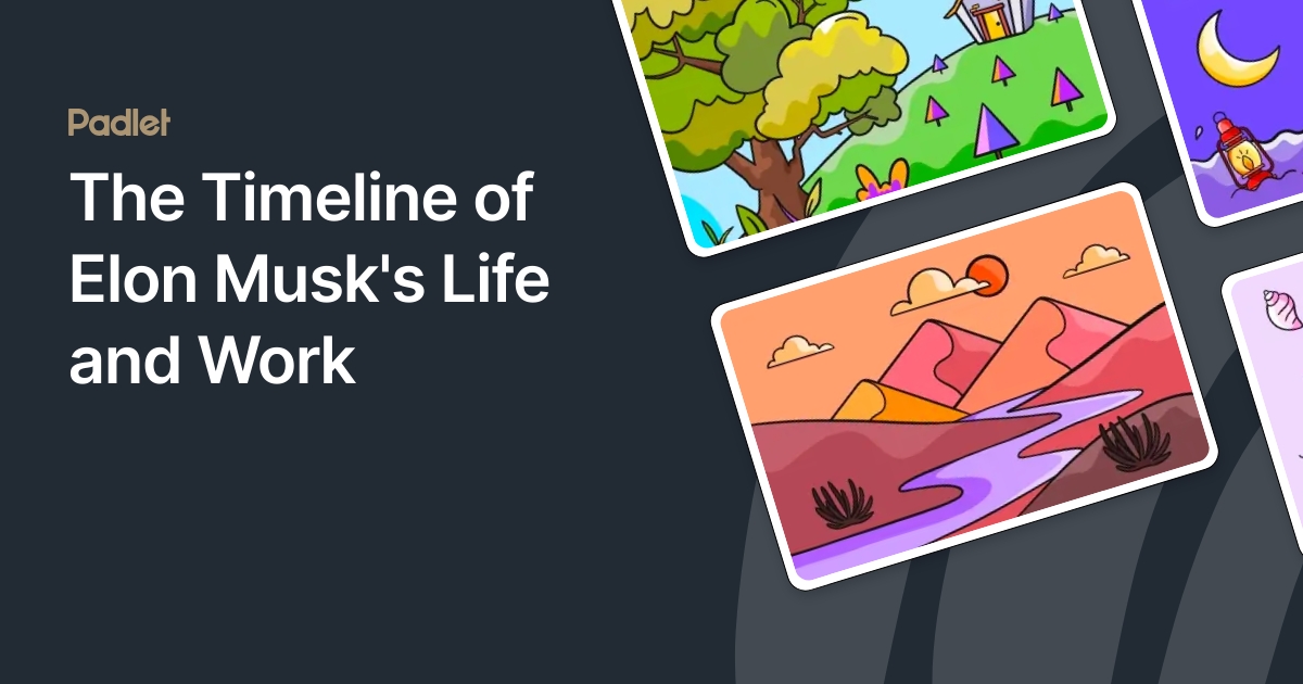 The Timeline of Elon Musk's Life and Work