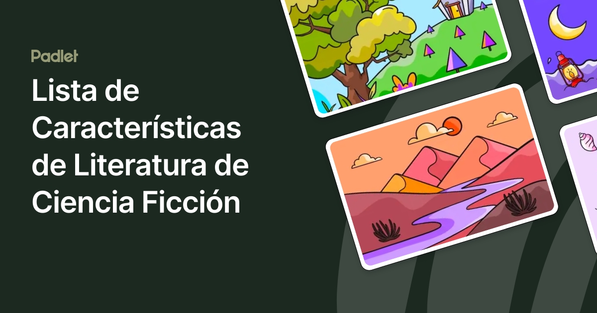 Lista de Características de Literatura de Ciencia Ficción