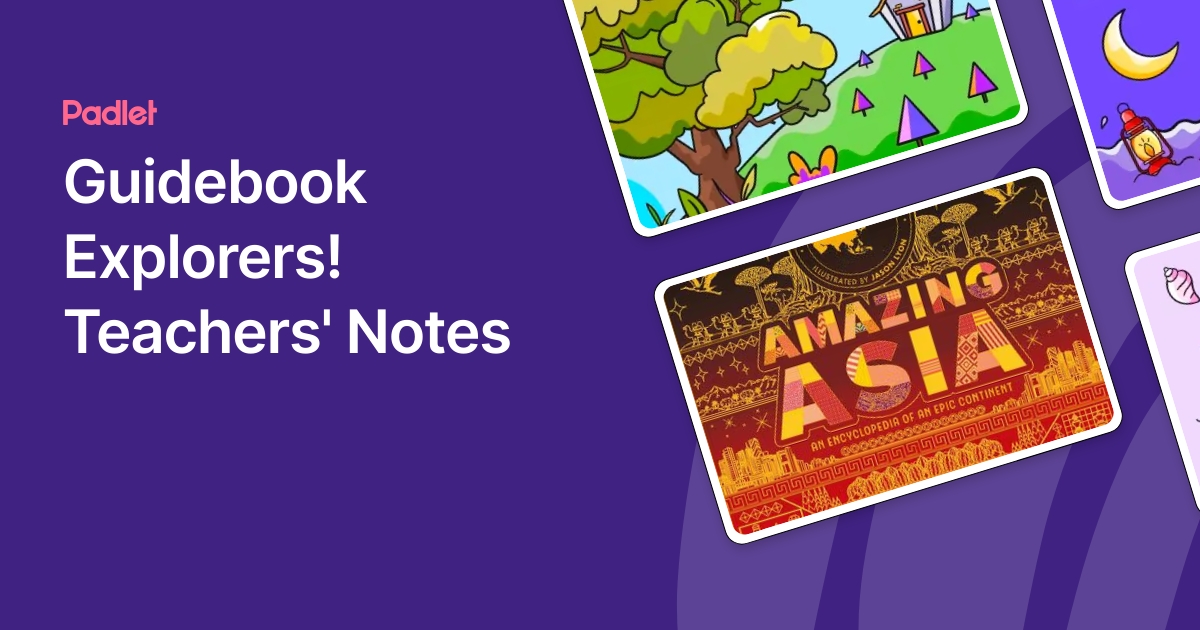 Guidebook Explorers! Teachers' Notes