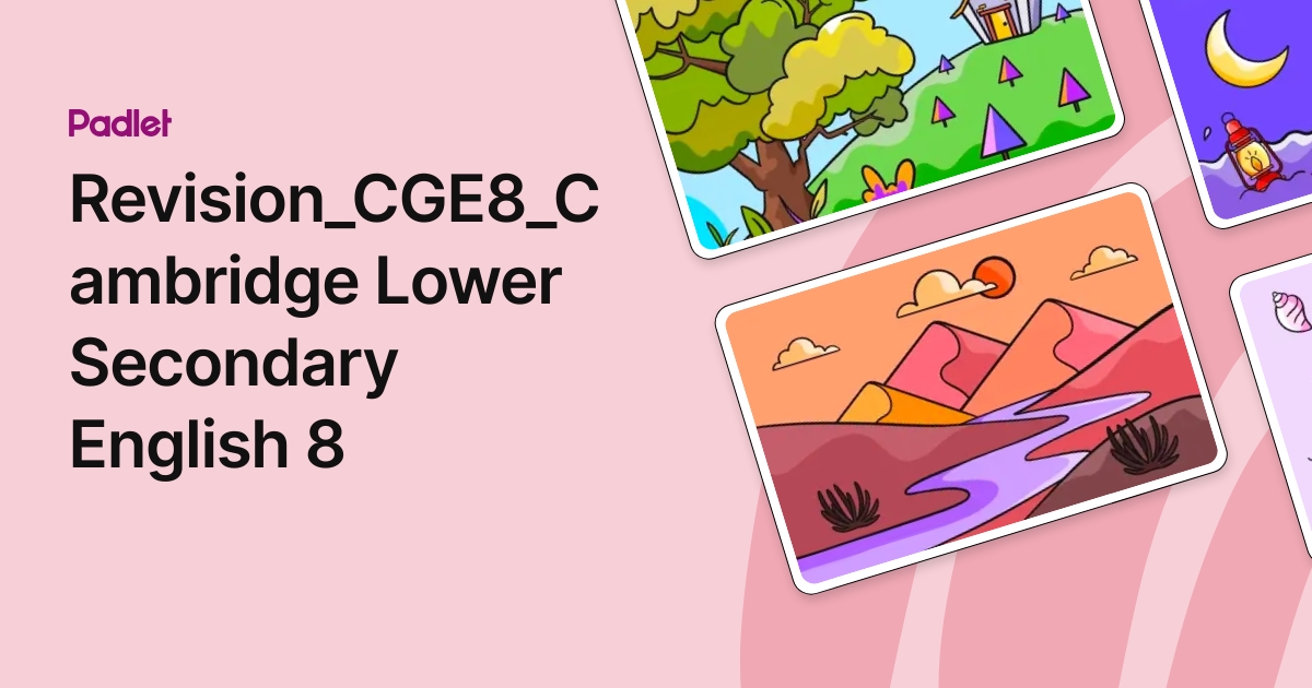 Revision_CGE8_Cambridge Lower Secondary English 8