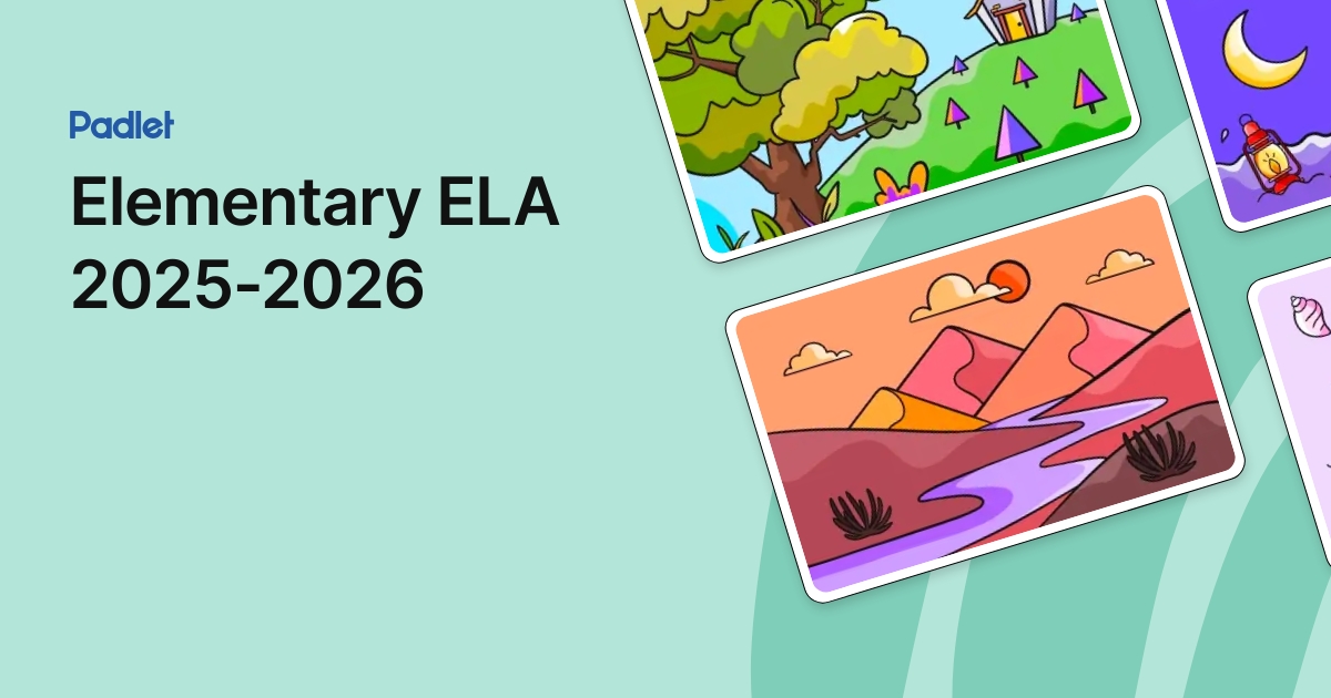 Elementary ELA 2025-2026
