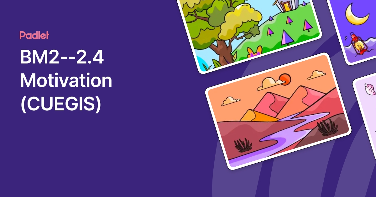 BM2--2.4 Motivation (CUEGIS)