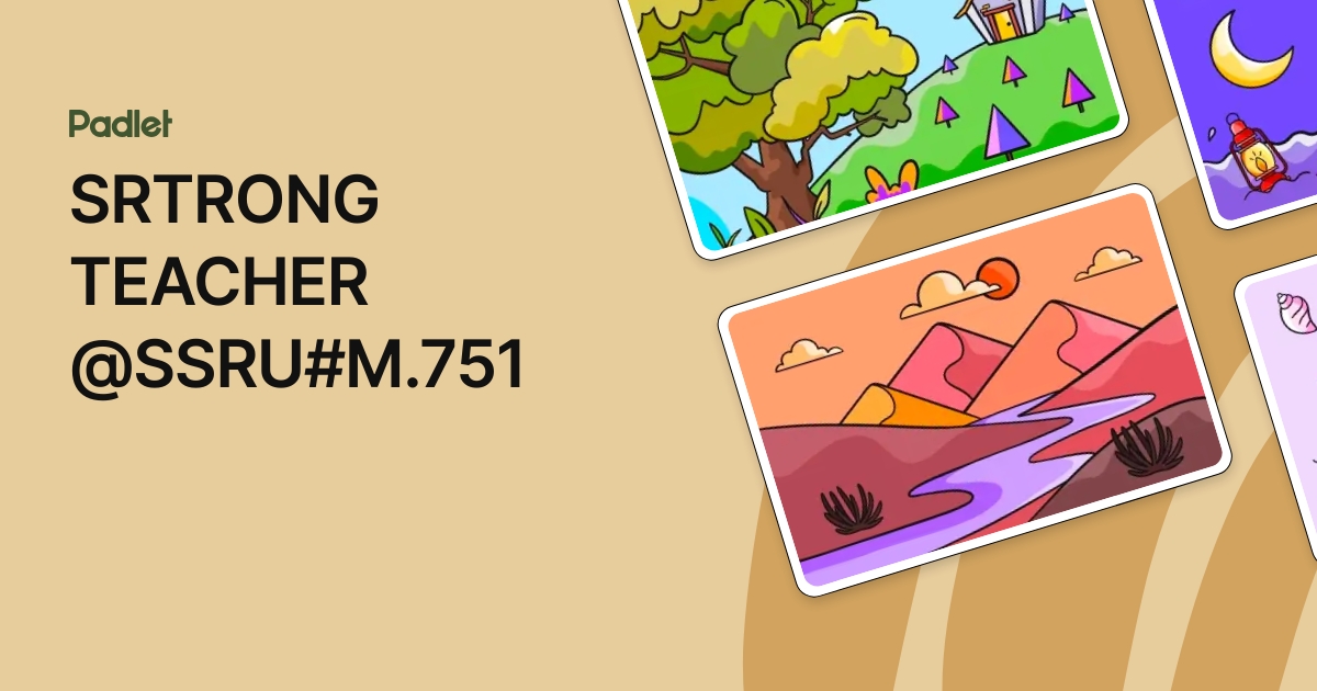 SRTRONG TEACHER @SSRU#M.751