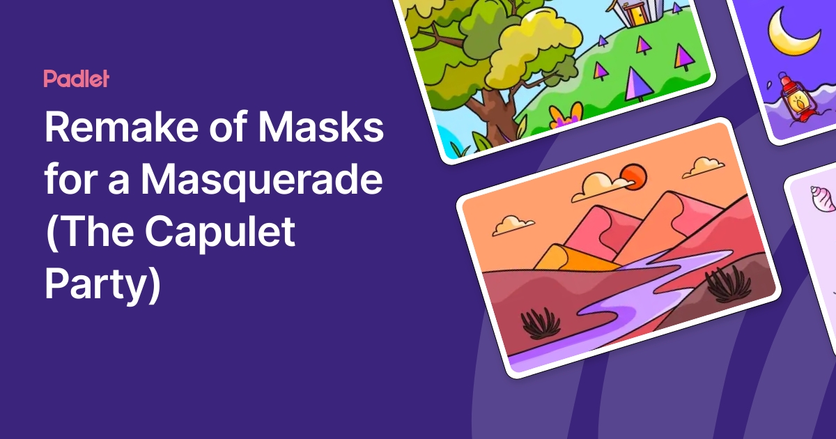 Remake of Masks for a Masquerade (The Capulet Party)