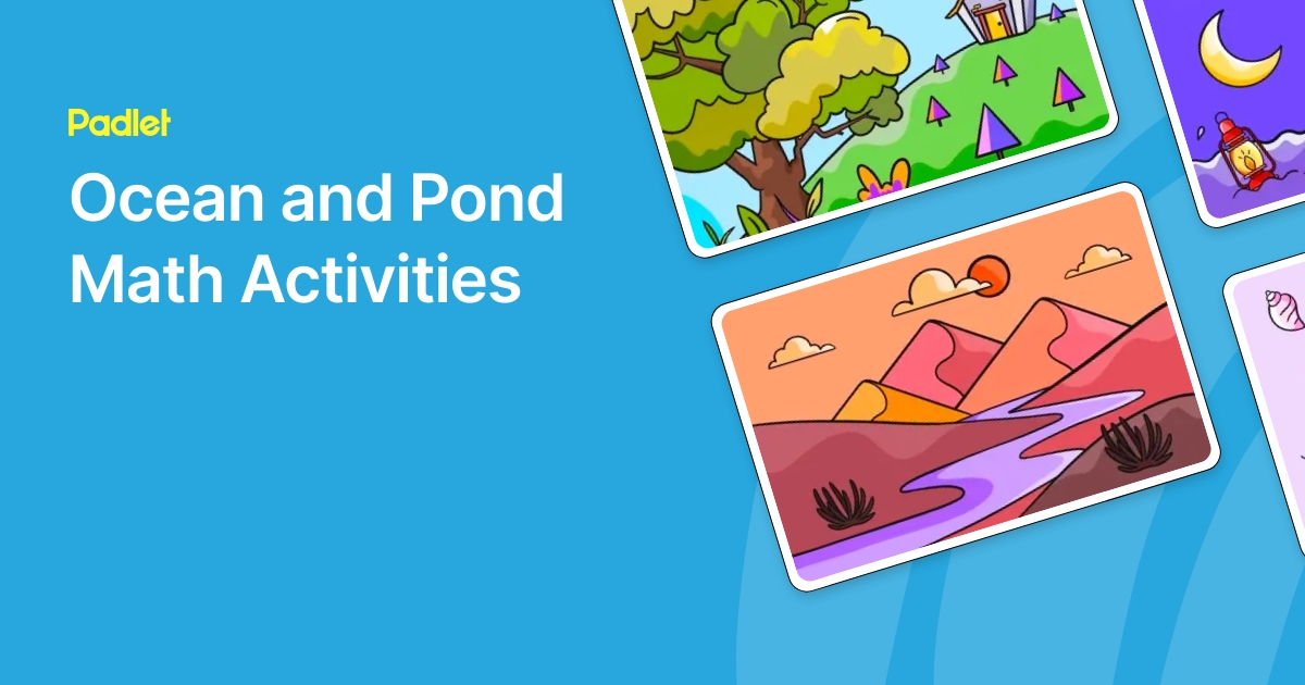 Ocean and Pond Math Activities