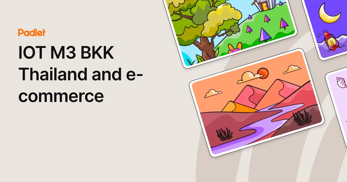 IOT M3 BKK Thailand and e-commerce