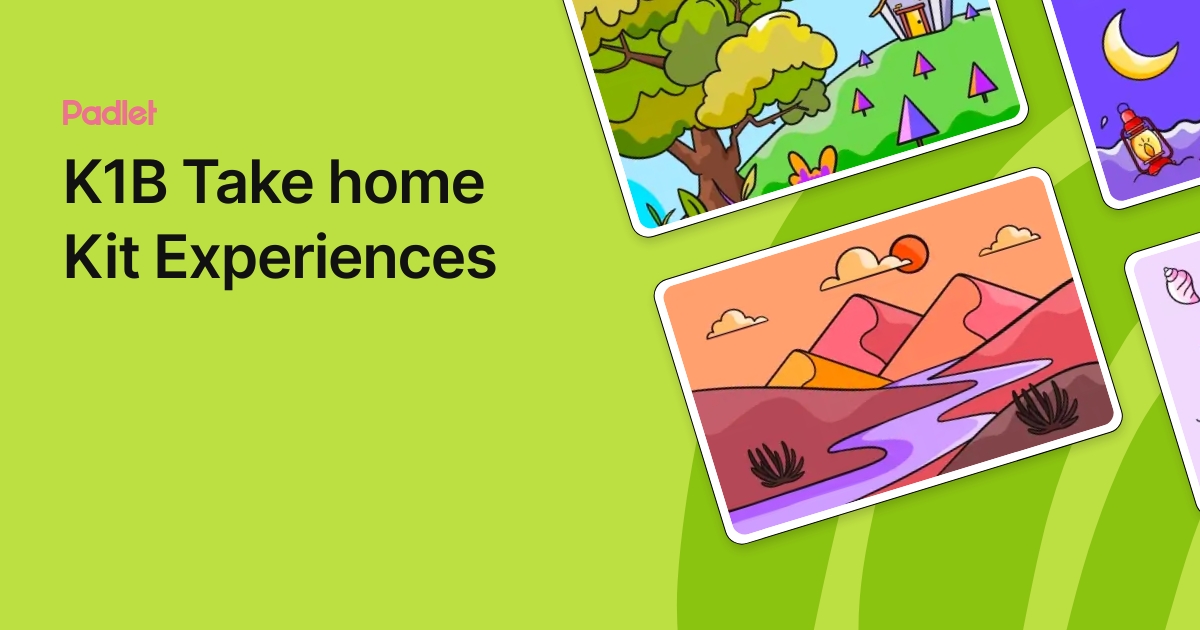 K1B Take home Kit Experiences