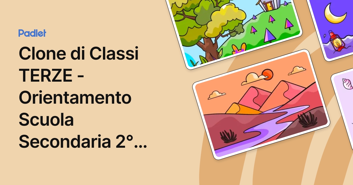 Clone di Classi TERZE - Orientamento Scuola Secondaria 2° Grado A.S. 2024/2025