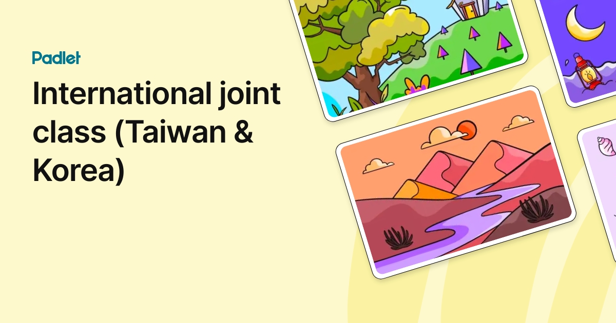 International joint class (Taiwan & Korea)