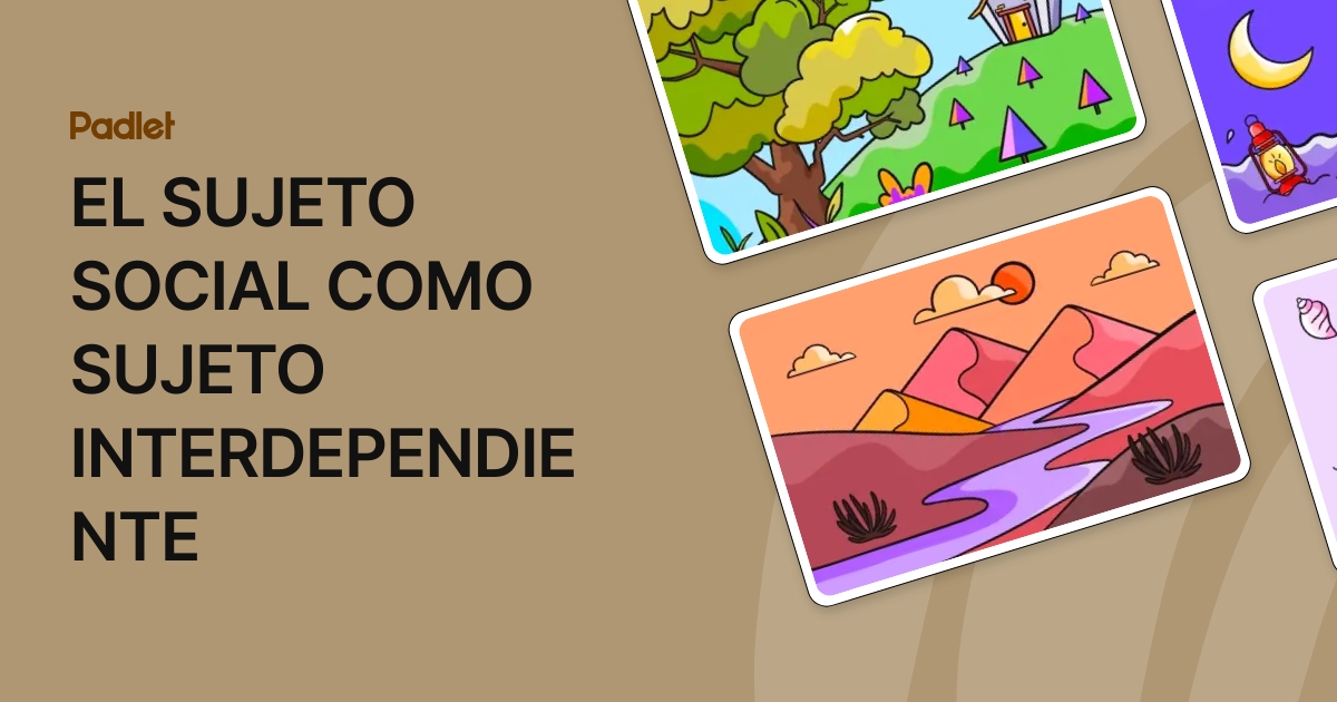 EL SUJETO SOCIAL COMO SUJETO INTERDEPENDIENTE