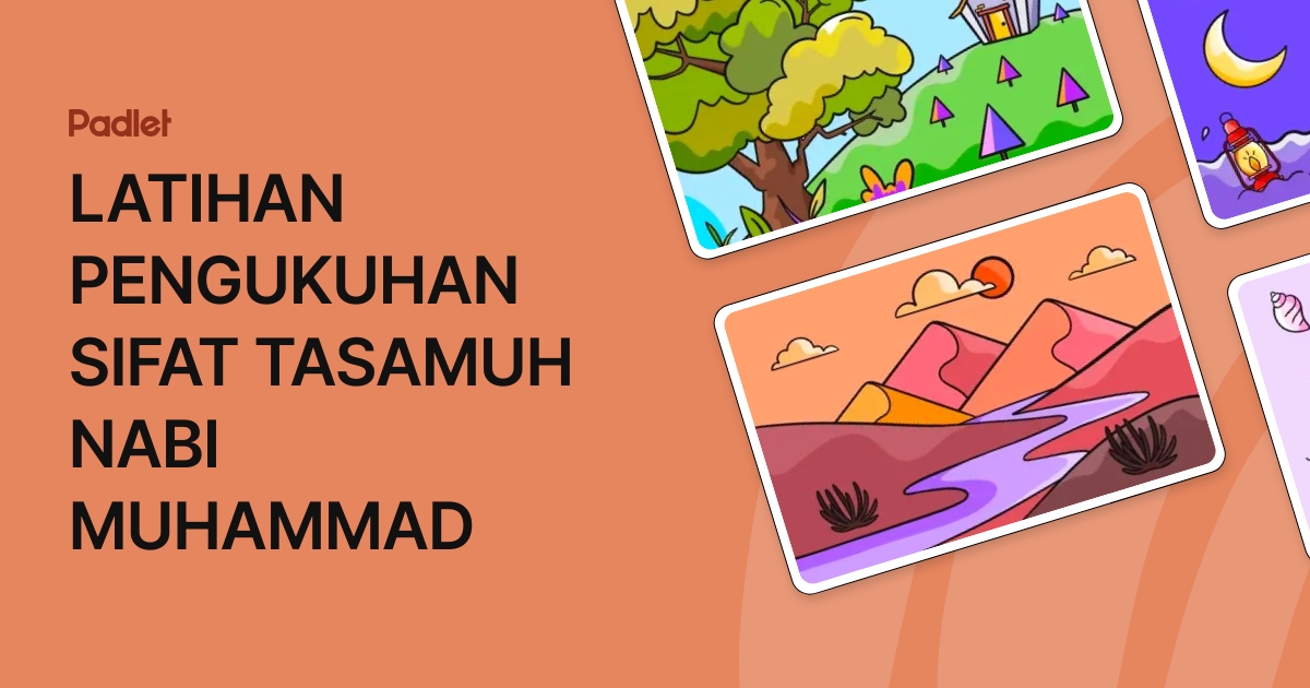 LATIHAN PENGUKUHAN SIFAT TASAMUH NABI MUHAMMAD