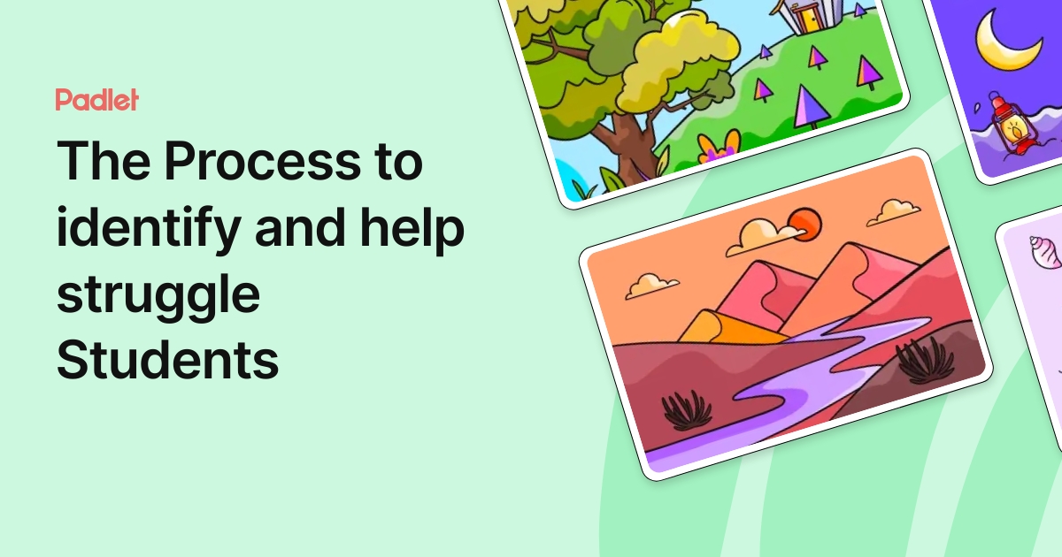 The Process to identify and help struggle Students