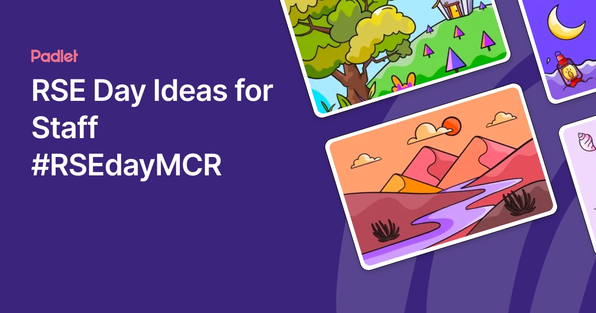RSE Day Ideas for Staff #RSEdayMCR