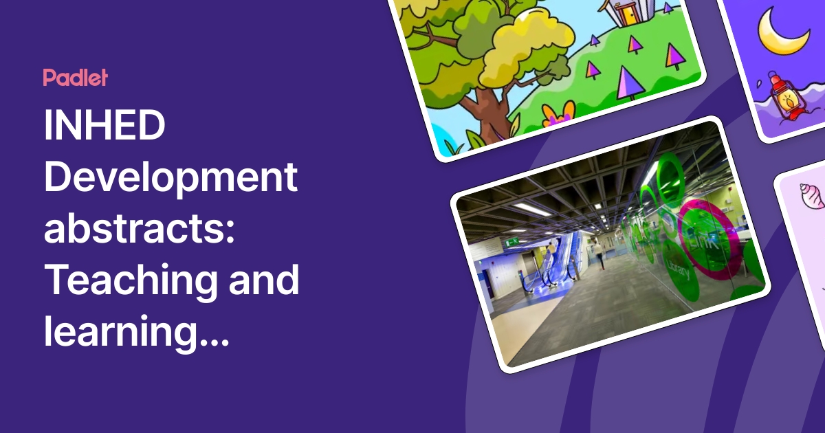 INHED Development abstracts: Teaching and learning innovations