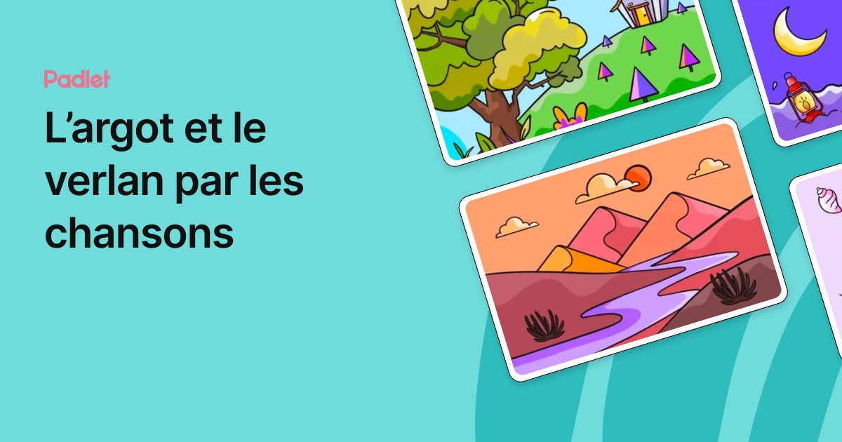 L’argot et le verlan par les chansons