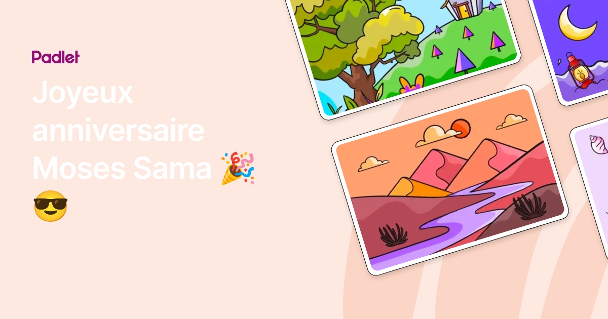 Joyeux anniversaire Moses Sama 🎉😎