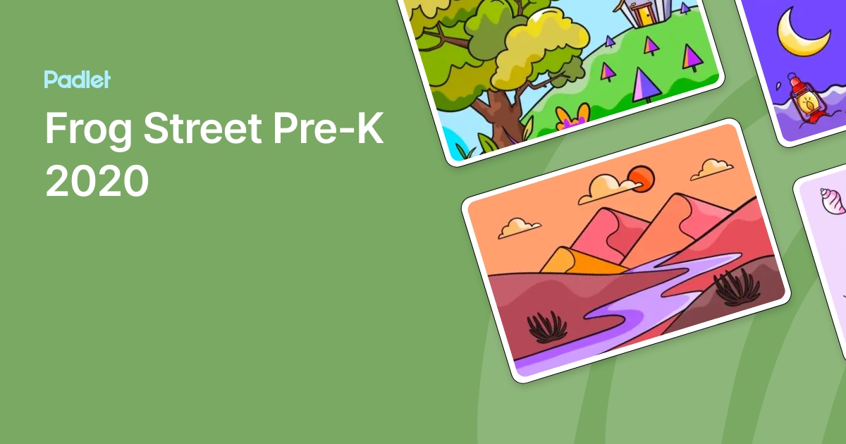 Frog Street Pre-K 2020