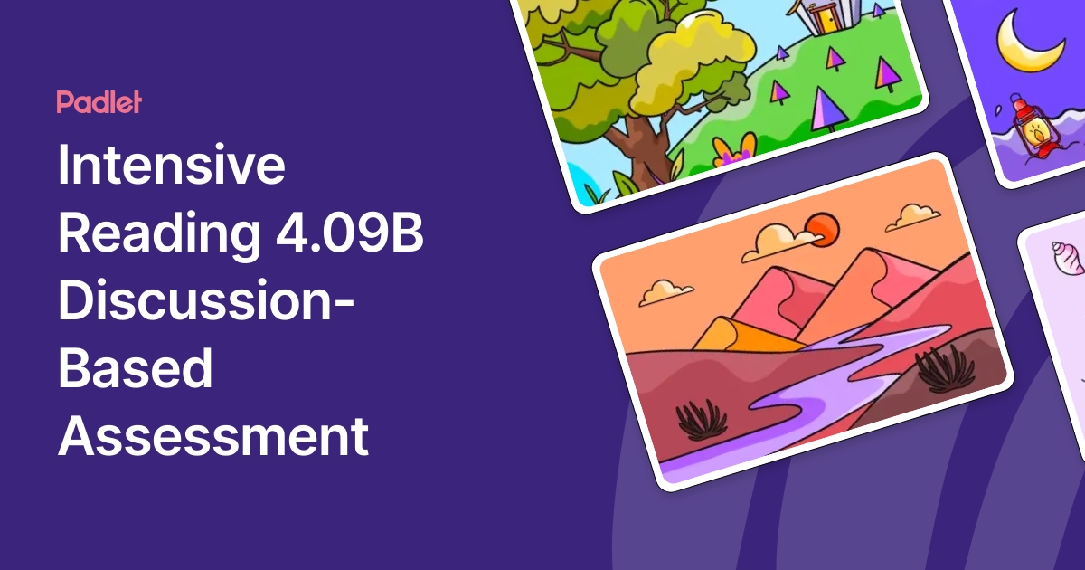 Intensive Reading 4.09B Discussion-Based Assessment