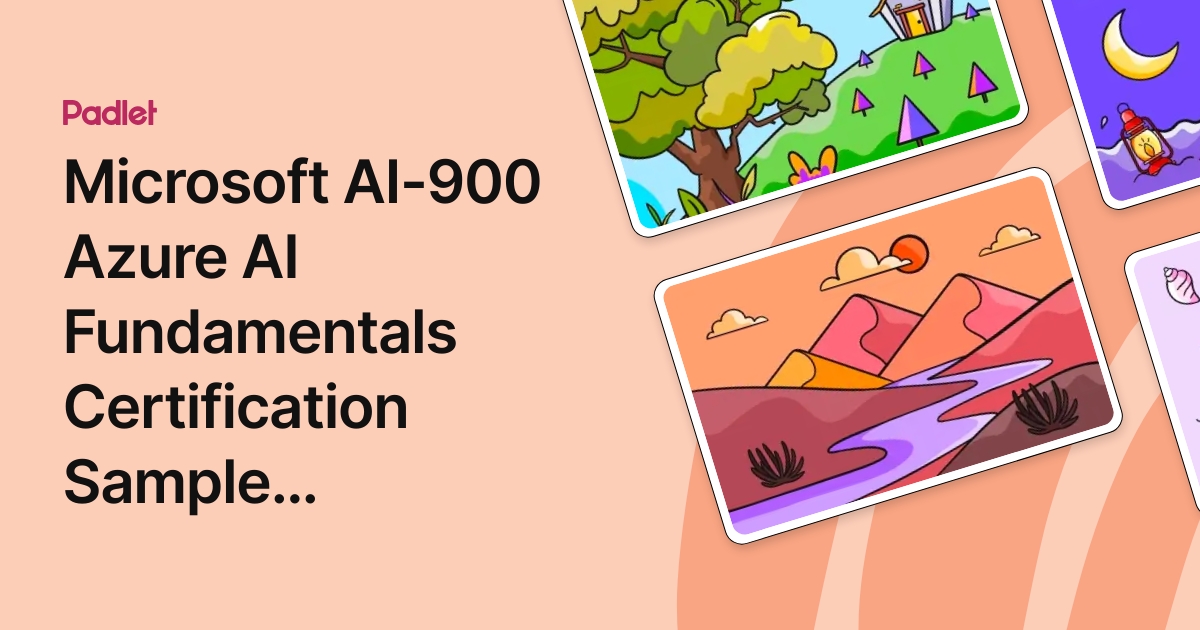 Microsoft AI-900 Azure AI Fundamentals Certification Sample Questions