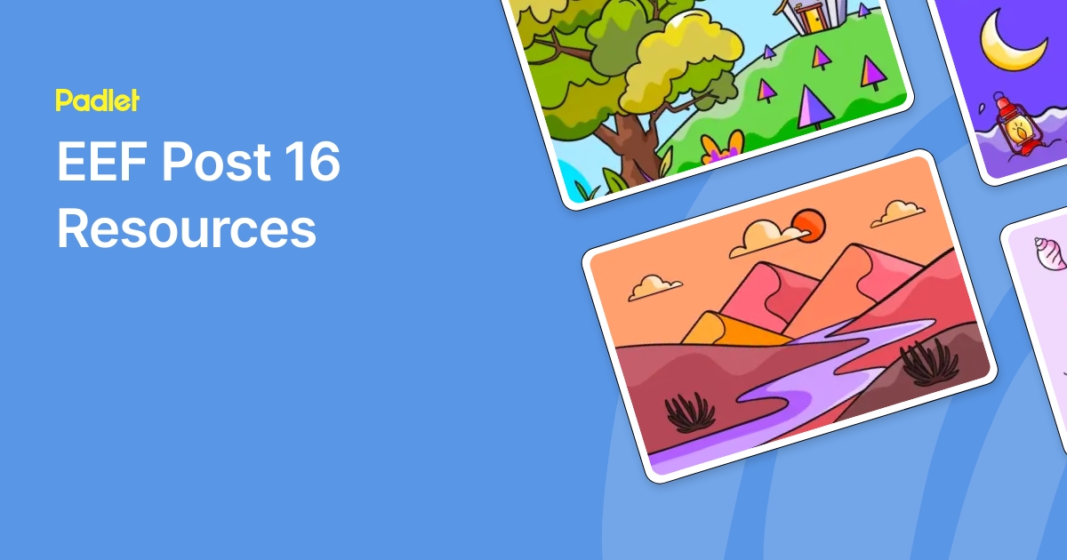 EEF Post 16 Resources