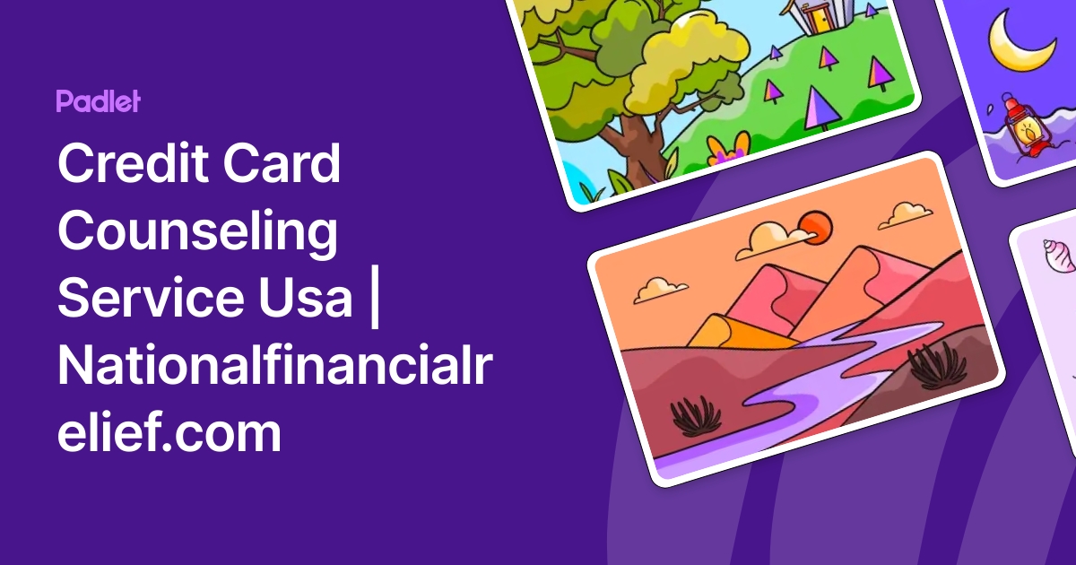 Credit Card Counseling Service Usa | Nationalfinancialrelief.com