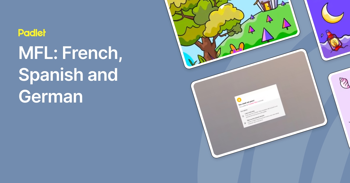 MFL: French, Spanish and German