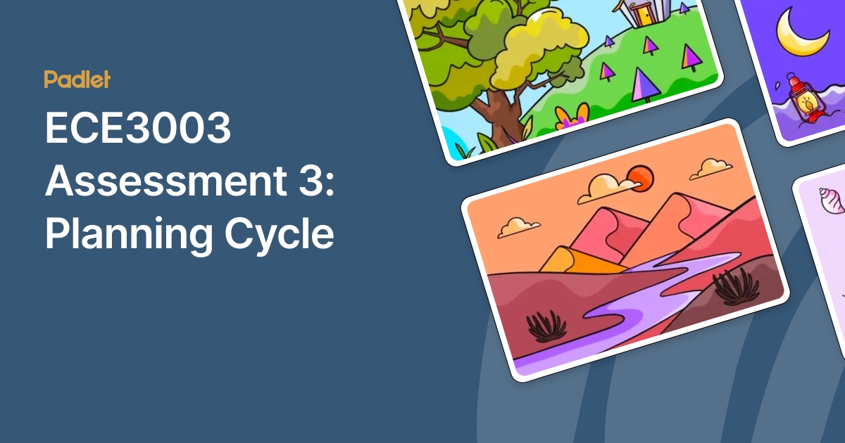 ECE3003 Assessment 3: Planning Cycle