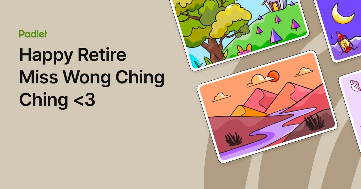 Happy Retire Miss Wong Ching Ching