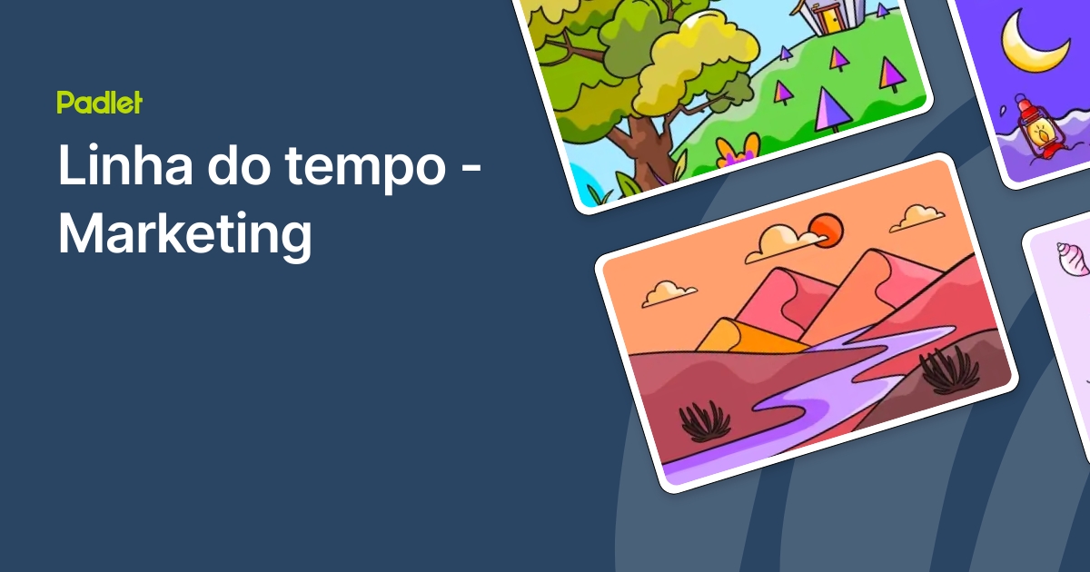 Linha do tempo - Marketing