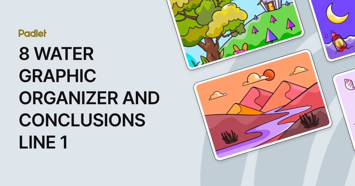 8 WATER GRAPHIC ORGANIZER AND CONCLUSIONS LINE 1