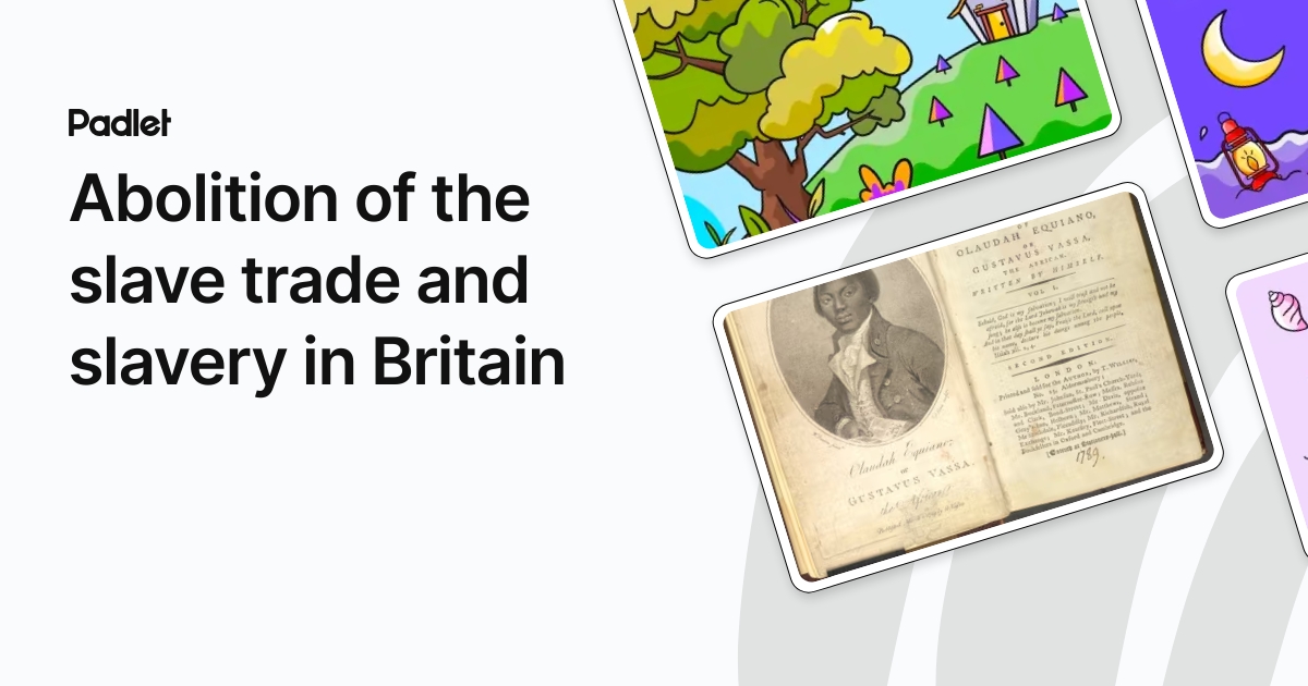 Abolition of the slave trade and slavery in Britain