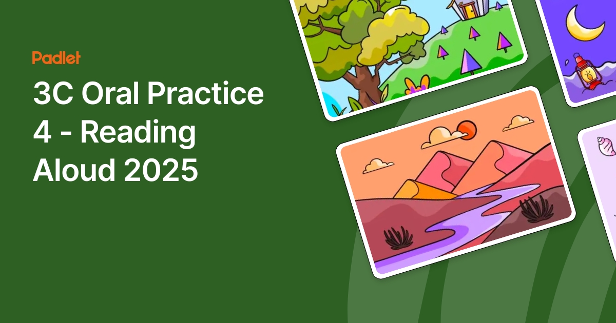 3C Oral Practice 4 - Reading Aloud 2025