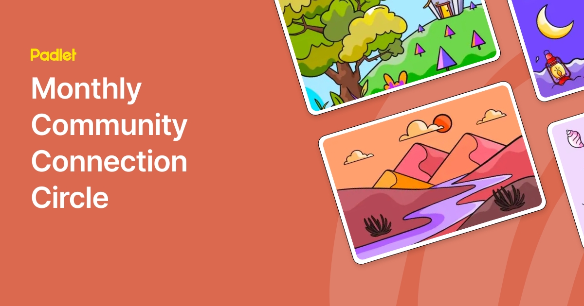 Monthly Community Connection Circle