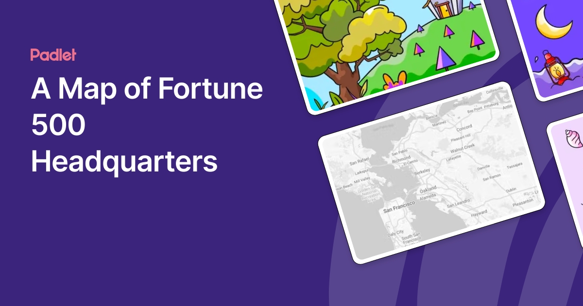 A Map of Fortune 500 Headquarters