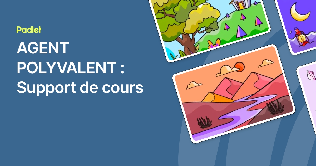 AGENT POLYVALENT : Support de cours