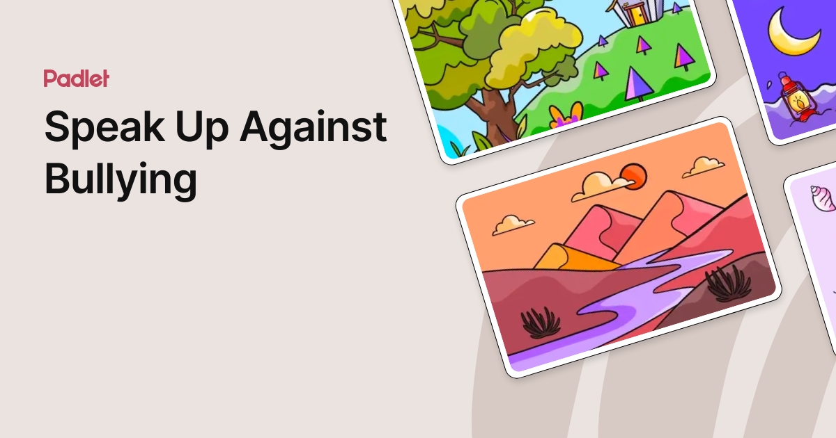 Speak Up Against Bullying