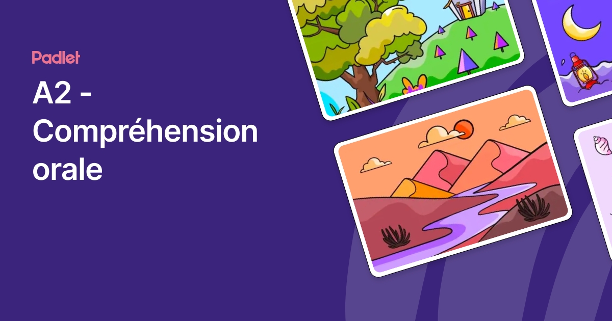 A2 - Compréhension orale