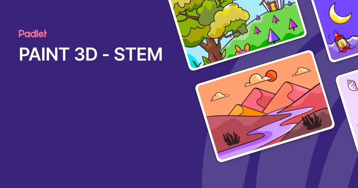 PAINT 3D - STEM