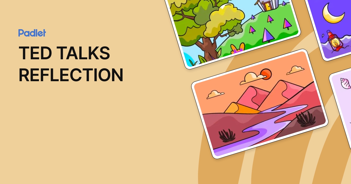 TED TALKS REFLECTION