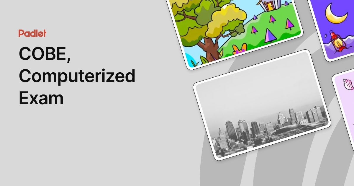 COBE, Computerized Exam