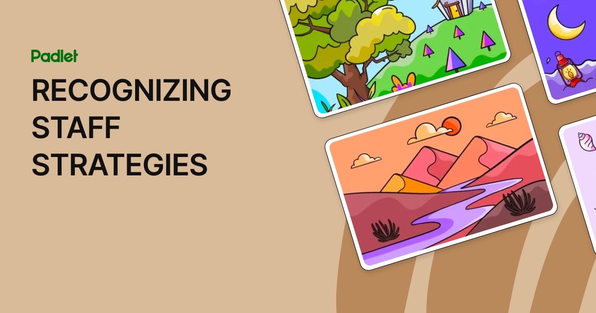 RECOGNIZING STAFF STRATEGIES