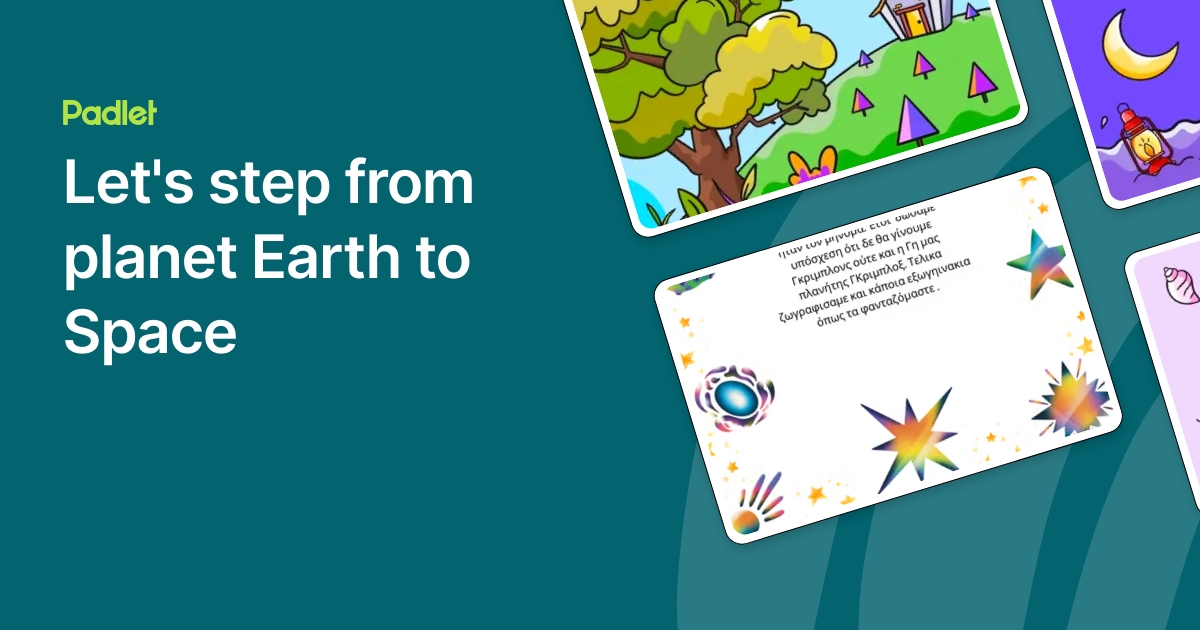 Let's step from planet Earth to Space