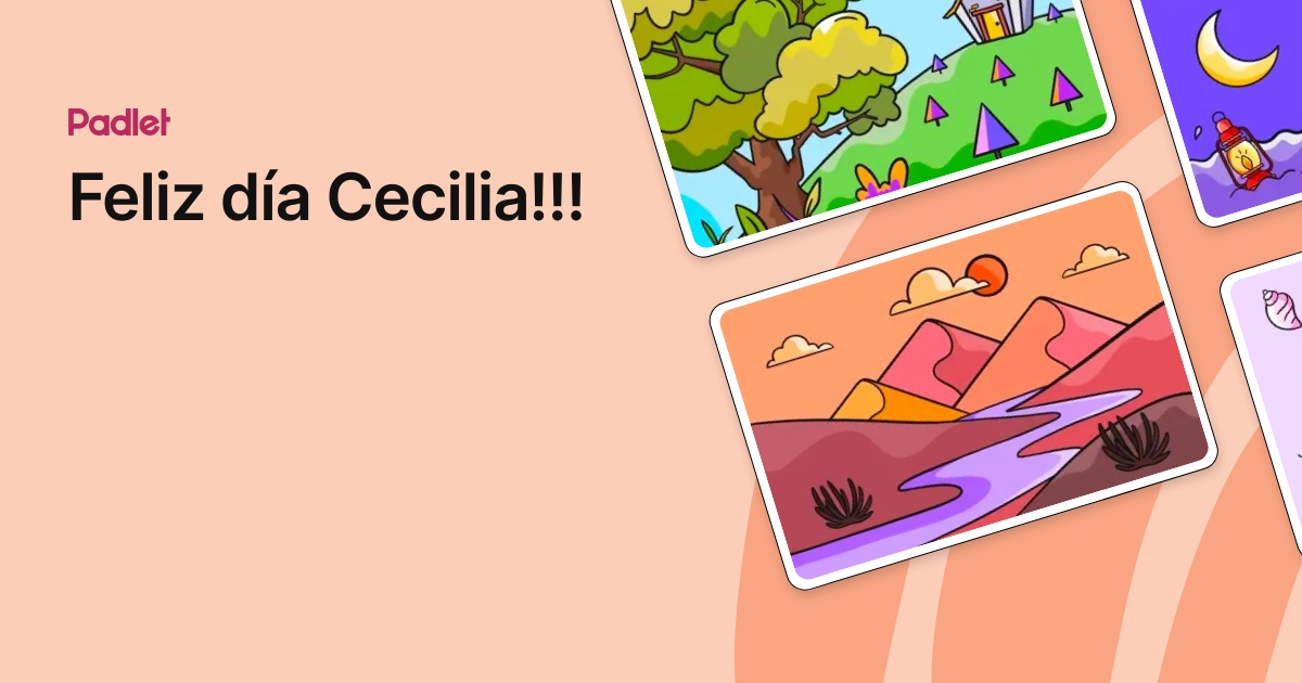 Feliz día Cecilia!!!