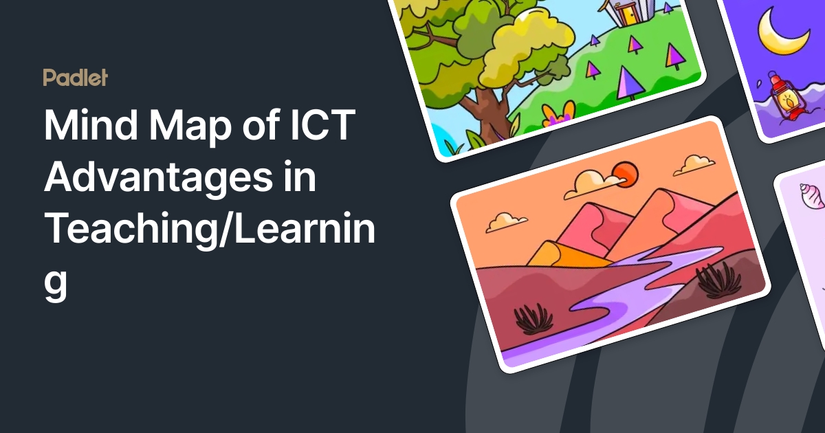 Mind Map of ICT Advantages in Teaching/Learning