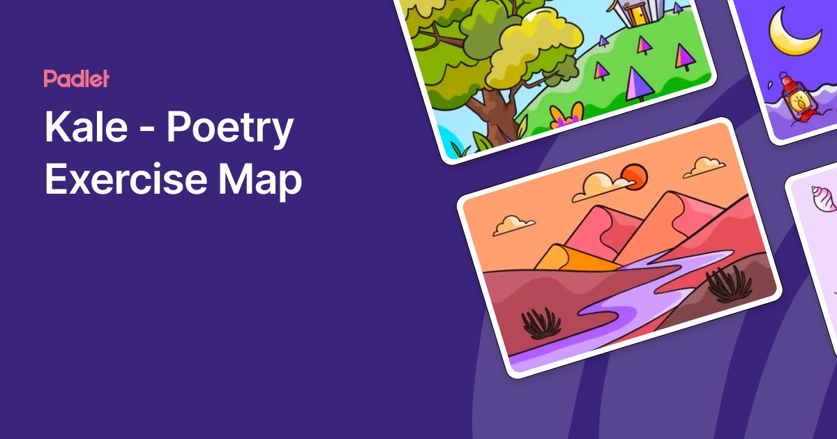 Kale - Poetry Exercise Map