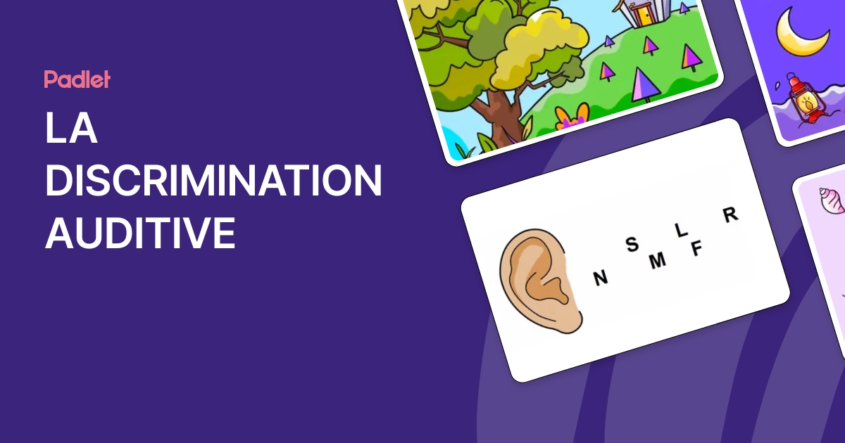 LA DISCRIMINATION AUDITIVE