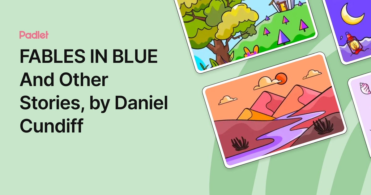 FABLES IN BLUE And Other Stories, by Daniel Cundiff