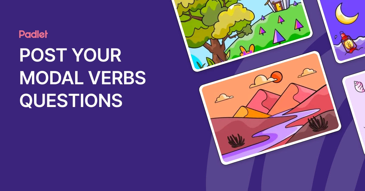 POST YOUR MODAL VERBS QUESTIONS